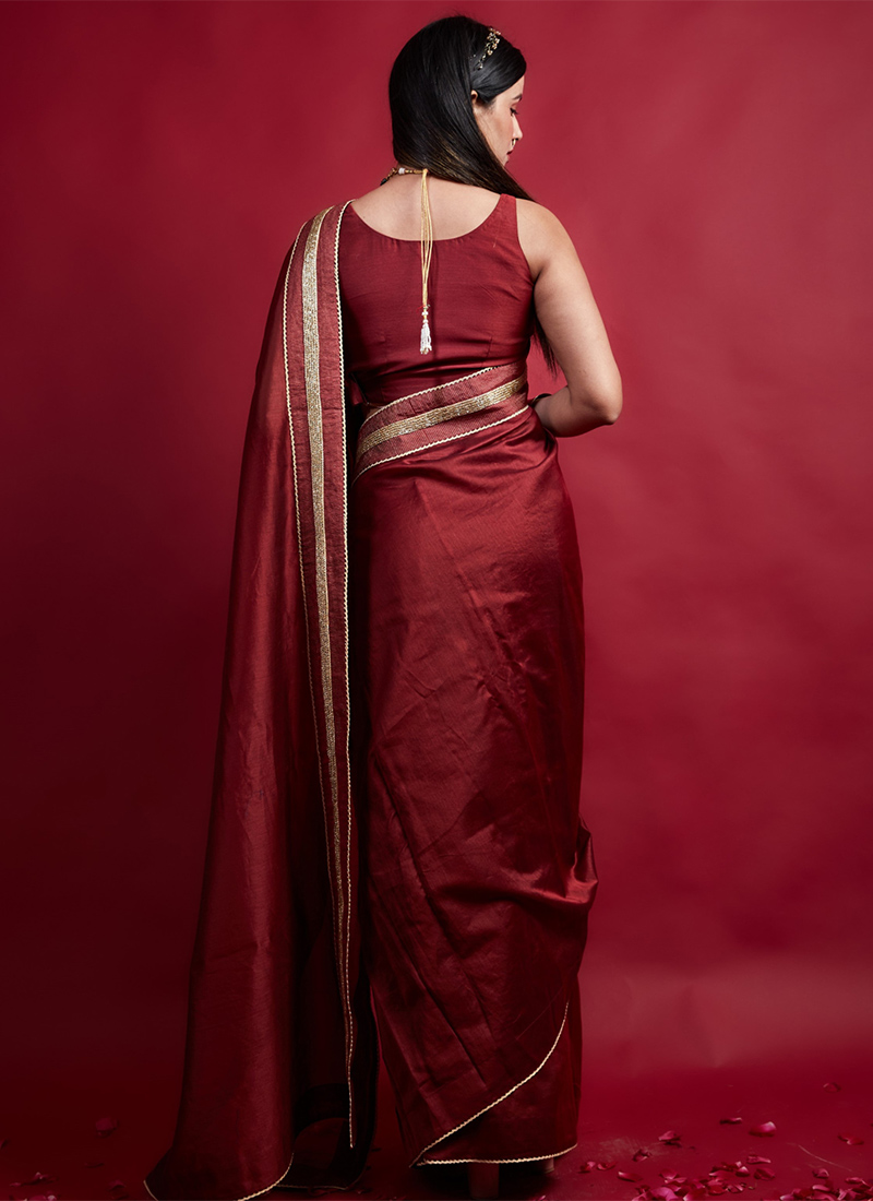 Maroon Saree | Buy Maroon Sarees Online Shopping - Cbazaar