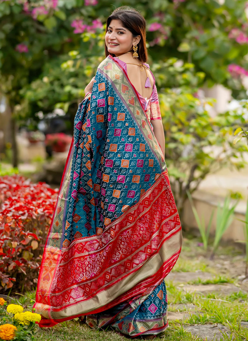Buy Latest Blue Sarees Online Shopping At Cbazaar