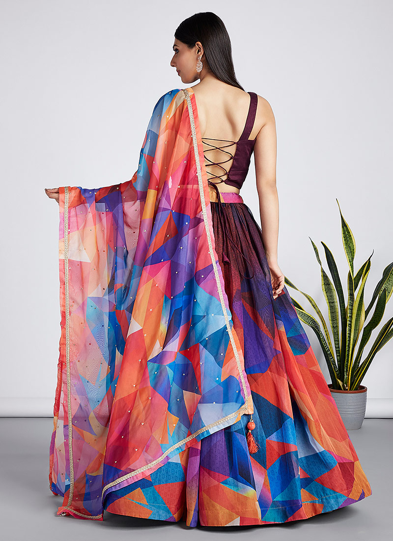 Buy Printed Lehengas Online For Women Stylish Collections