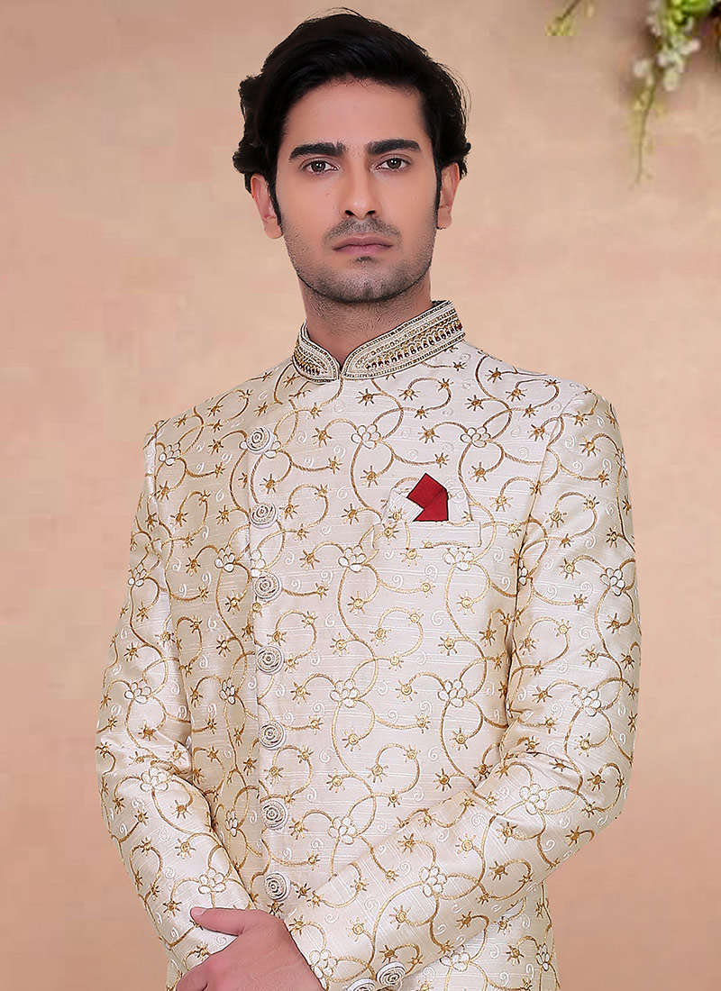 Mens Achkan Sherwani: Buy Achkan Sherwani Online Shopping