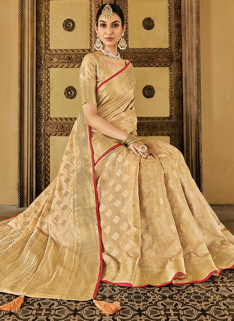 Shop Cream sarees online | Online Cream sarees | Purchase Cream sarees ...
