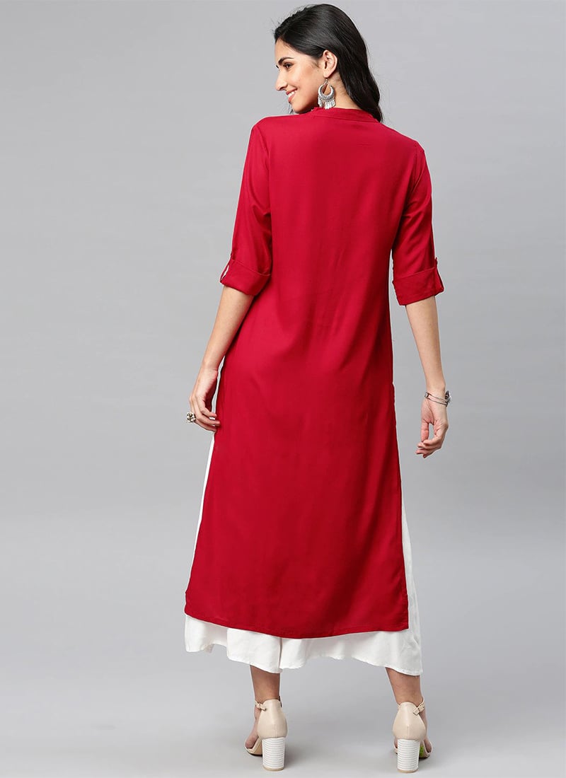 Buy Latest Red Kurta Sets Online at Cbazaar