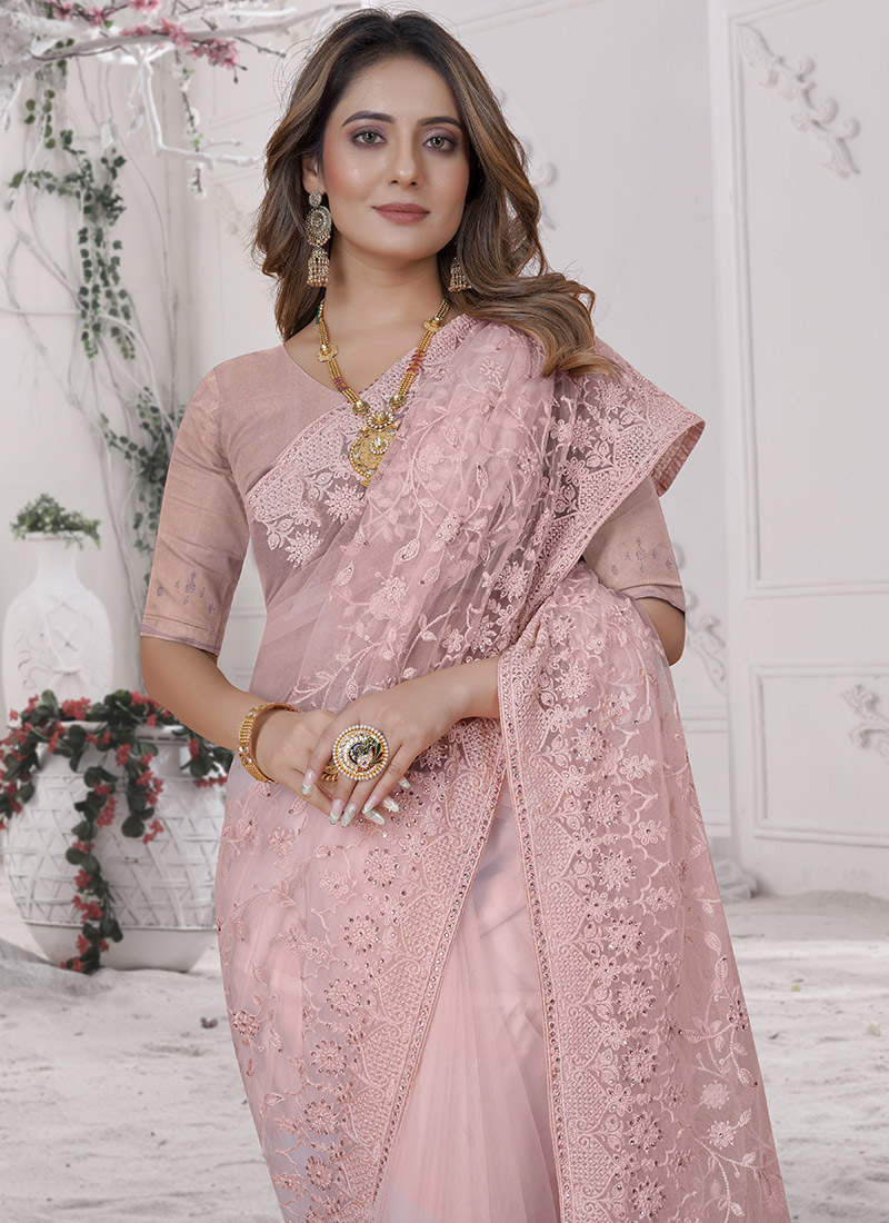Purchase Peach Sarees Online | Buy Peach Sarees Online | Online Saree Collections