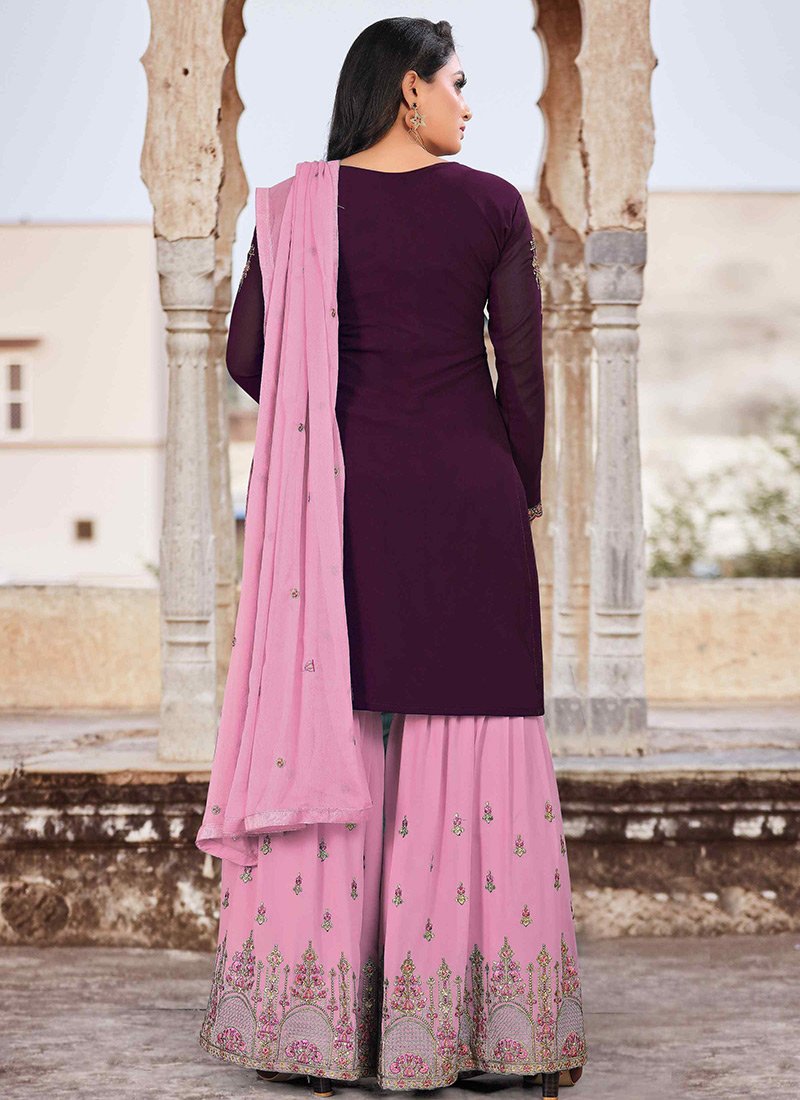 Buy Purple Salwar Kameez | Online Indian Wedding Purple Salwar Kameez