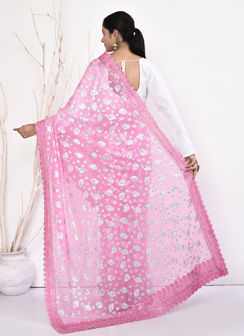 Hand Embroidered Sarees | Zardosi Sarees | Zari Stone work sarees