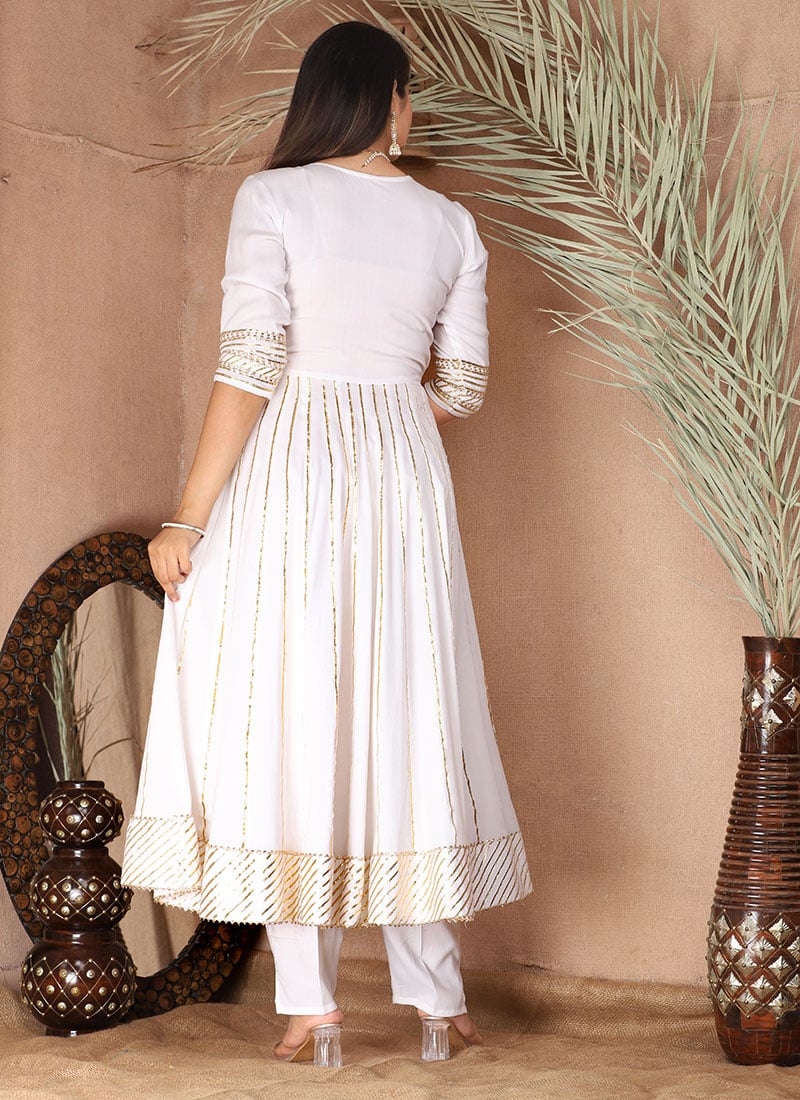 Shop Latest White Salwar Kameez Designs Online At Cbazaar