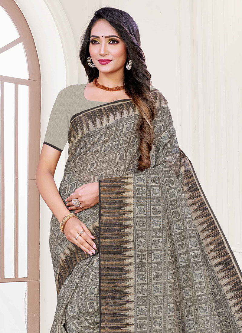 Shop Grey sarees online | Online Grey sarees | Purchase Grey sarees online