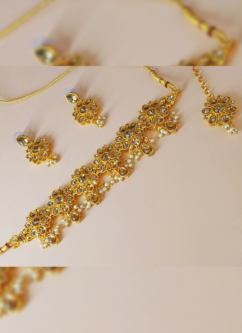 Buy Indian Choker Jewellery For Women Online Shopping -Cbazaar