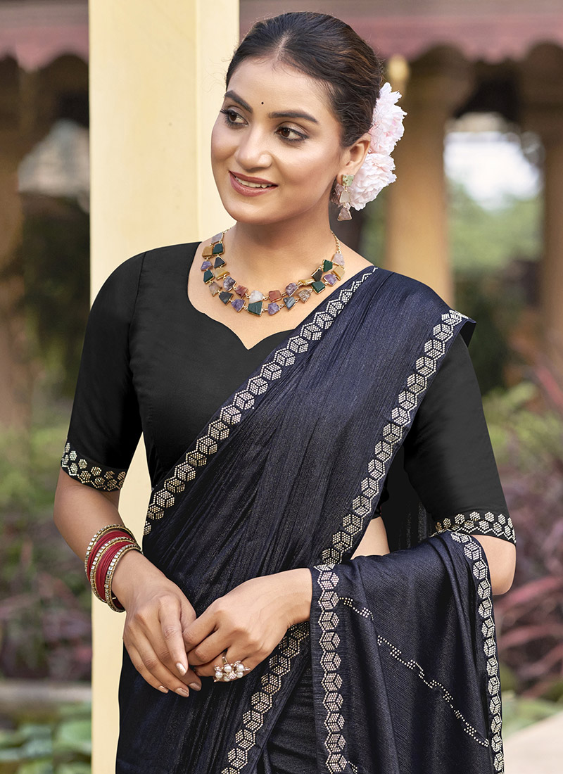 Buy Latest Blue Sarees Online Shopping At Cbazaar