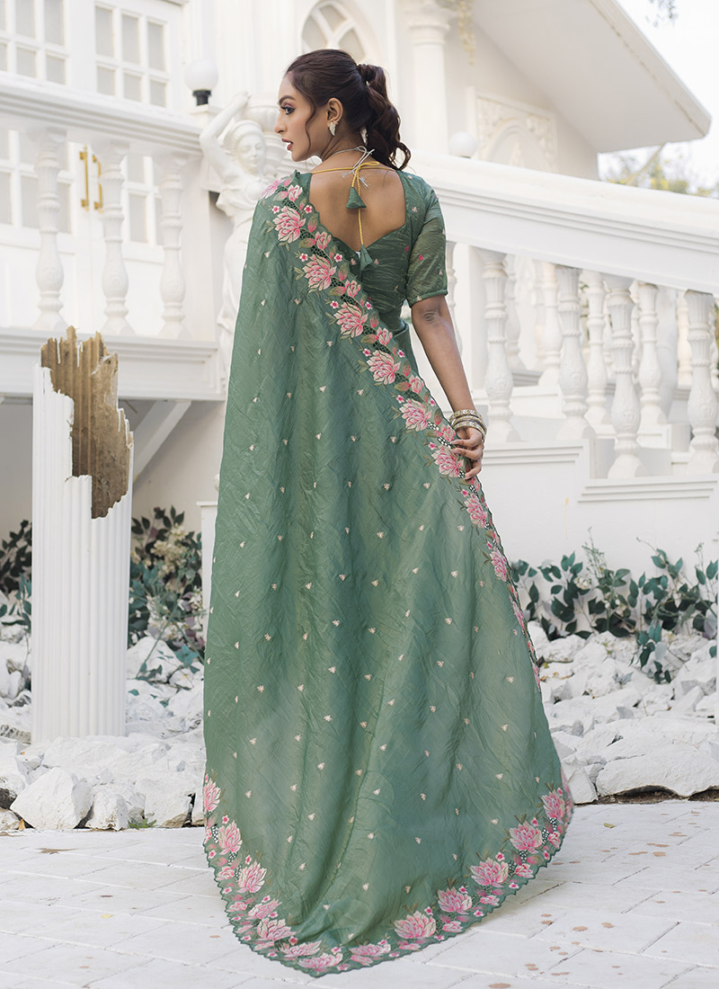 Shop Cut Work Sarees Online | Buy Online Cut Work Sarees