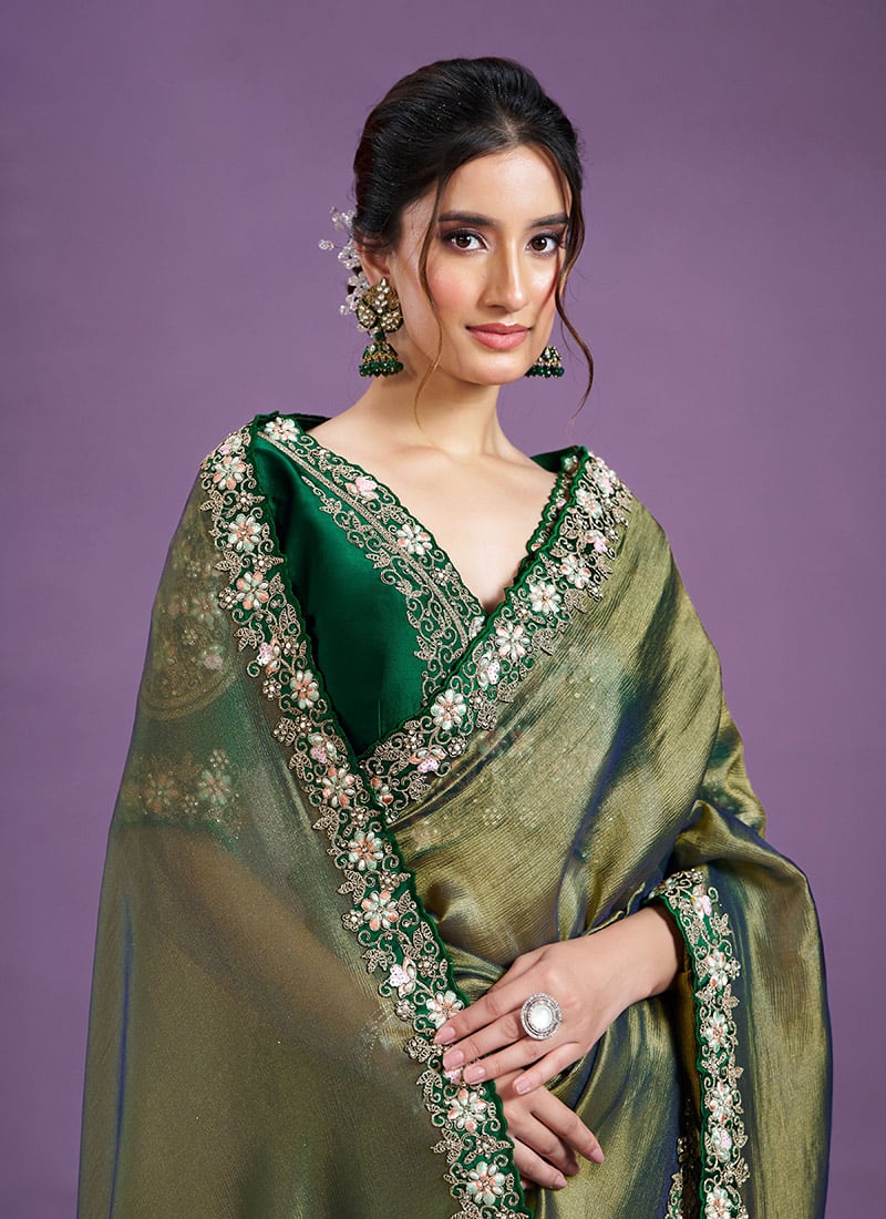 Hand Work Sarees Online For Women Designer Outfits Collections
