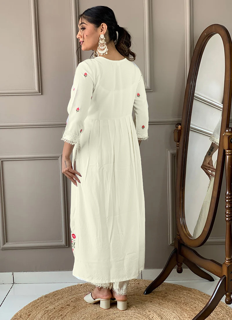 White Salwar Kameez: Latest White Salwar Kameez Designs Online