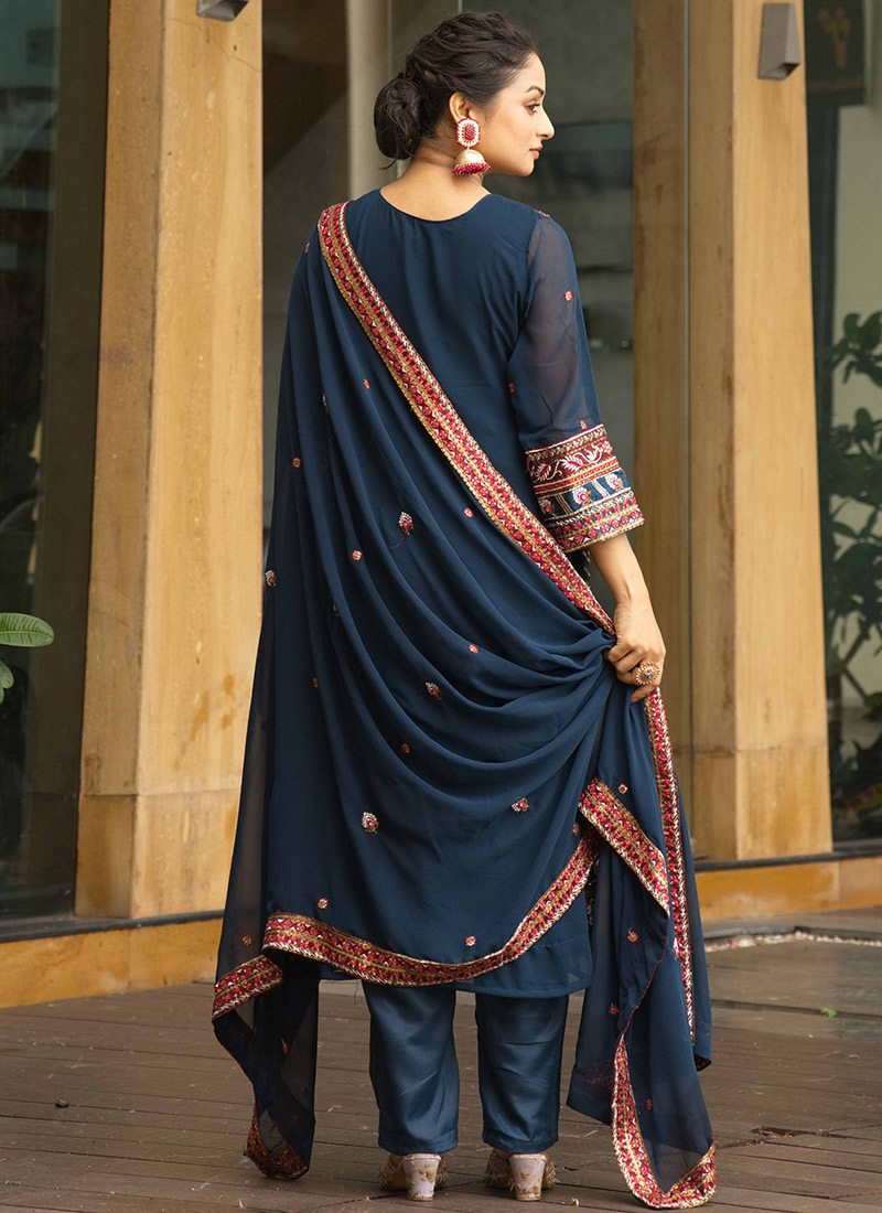 Shop Teal Salwar Kameez | Indian Wedding Attire Online