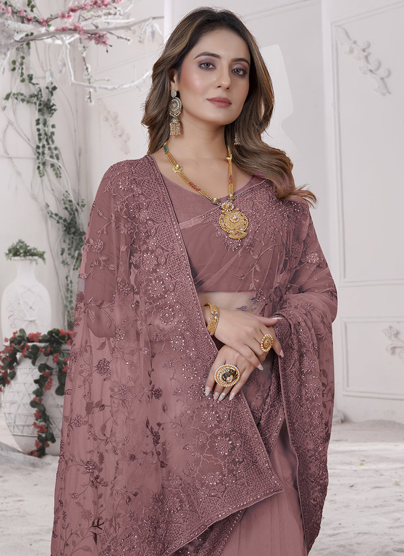 Buy Lavender sarees online | Lavender sarees styles | Online Lavender ...