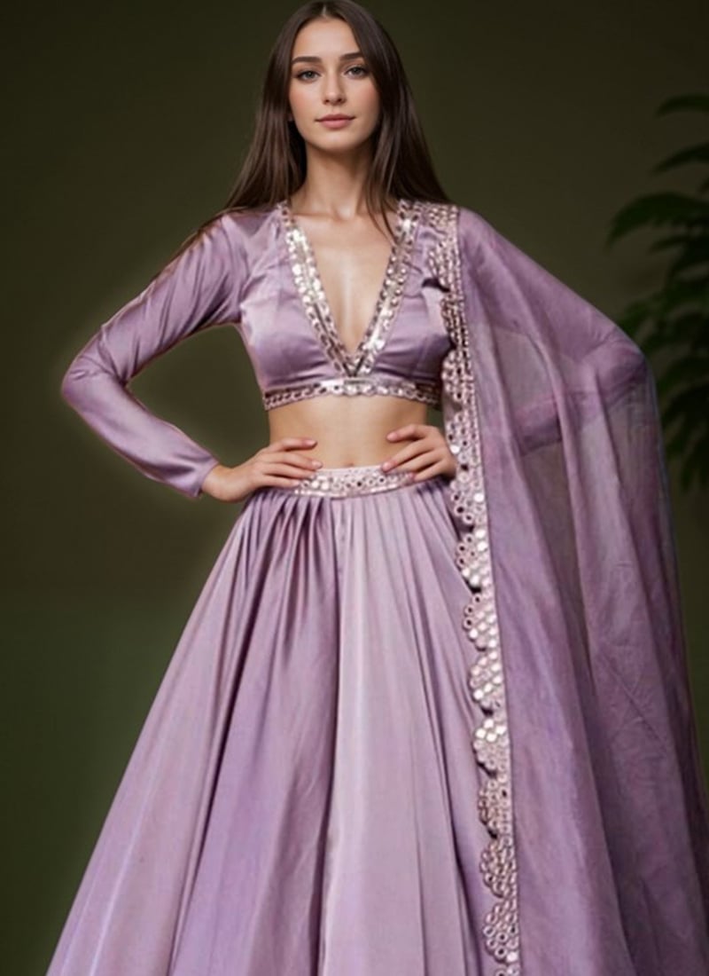 Mirror Work Lehenga For Women Fashionable Collections Online