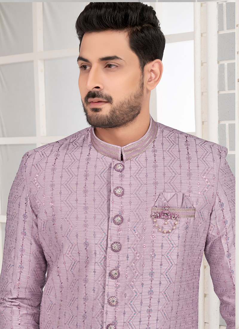 Buy Sherwani: Latest Designer Sherwani For Men Online In USA
