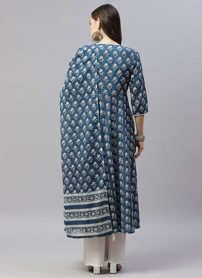 Buy Lovely Floral Print Cotton Palazzo Suit After Six Wear Online at ...