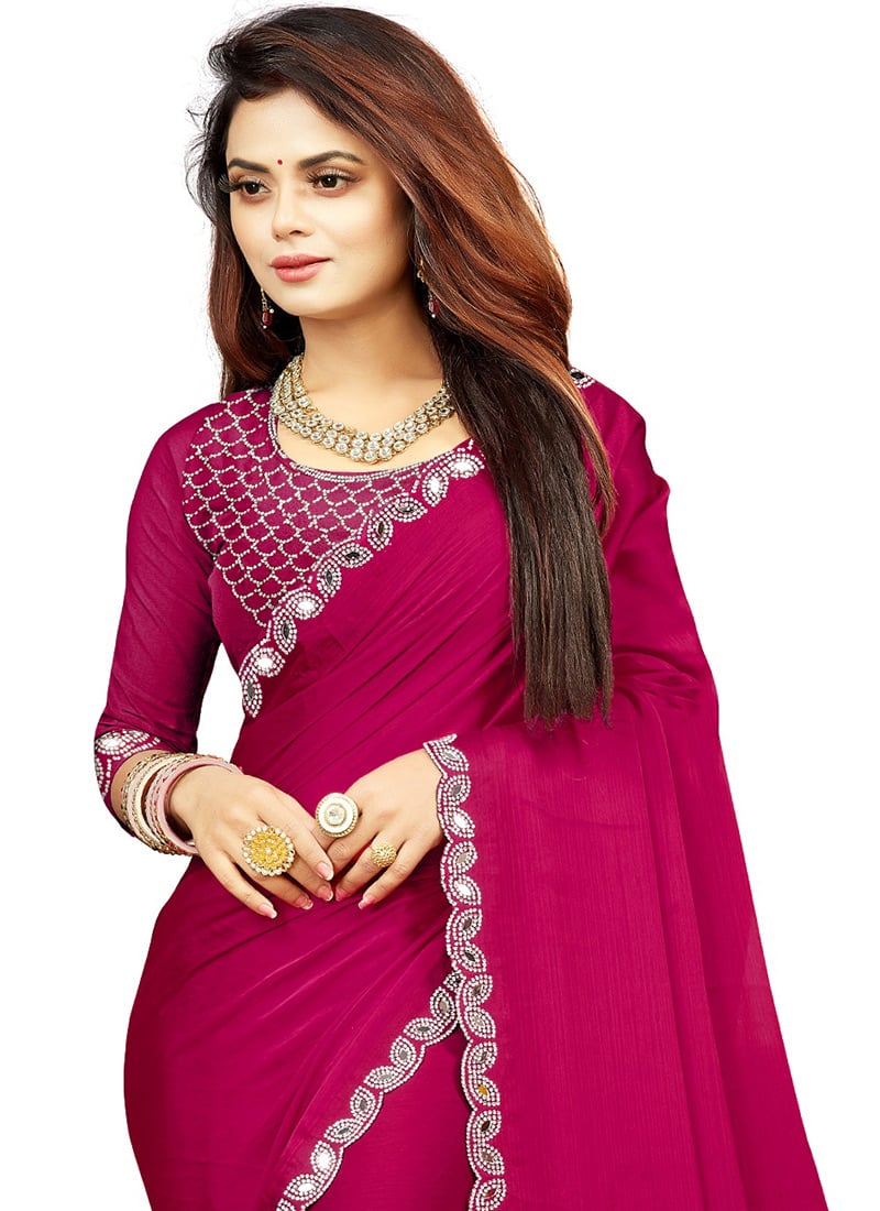 Purchase Magenta sarees online | Buy Magenta sarees online | Online ...