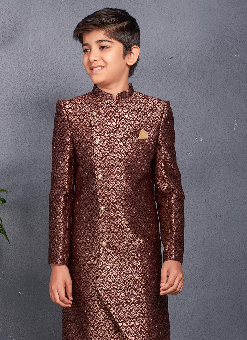 Kids Boys Classic Sherwani for Kids Boys - buy Kids Boys Classic ...