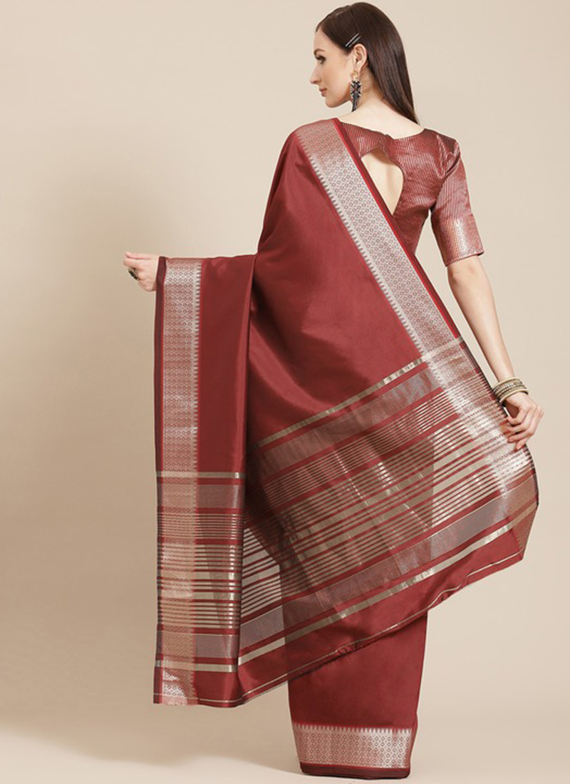 Maroon Saree | Buy Maroon Sarees Online Shopping - Cbazaar