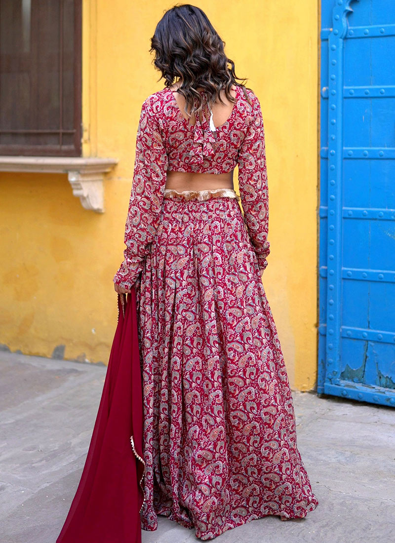 Buy Printed Lehengas Online For Women Stylish Collections