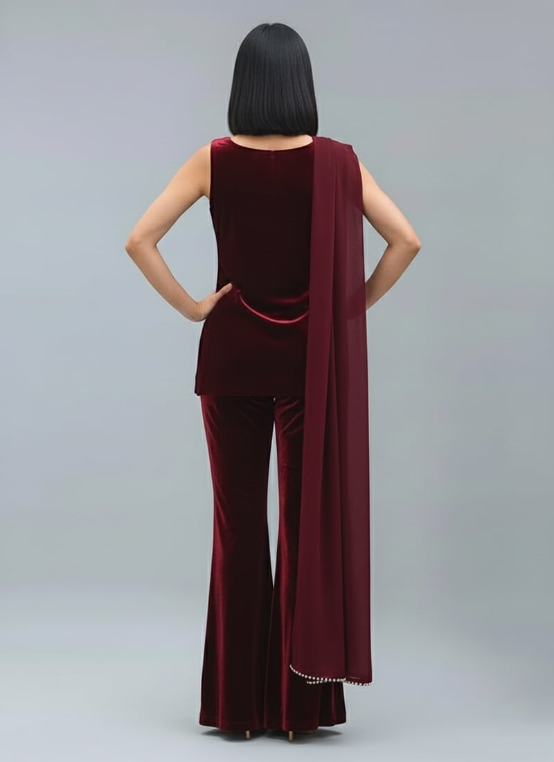 Shop Latest Maroon Salwar Kameez Collection for Women