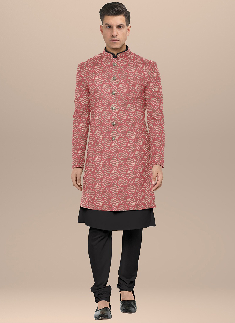 Buy Mauve Color Sherwanis | Online Mauve Colour Sherwanis | Designer ...