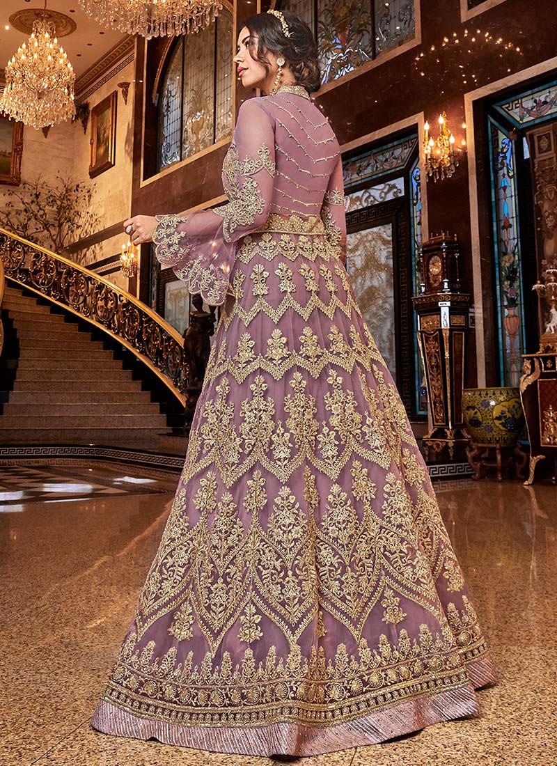 Buy Designer Lehenga With Long Top Choli Online