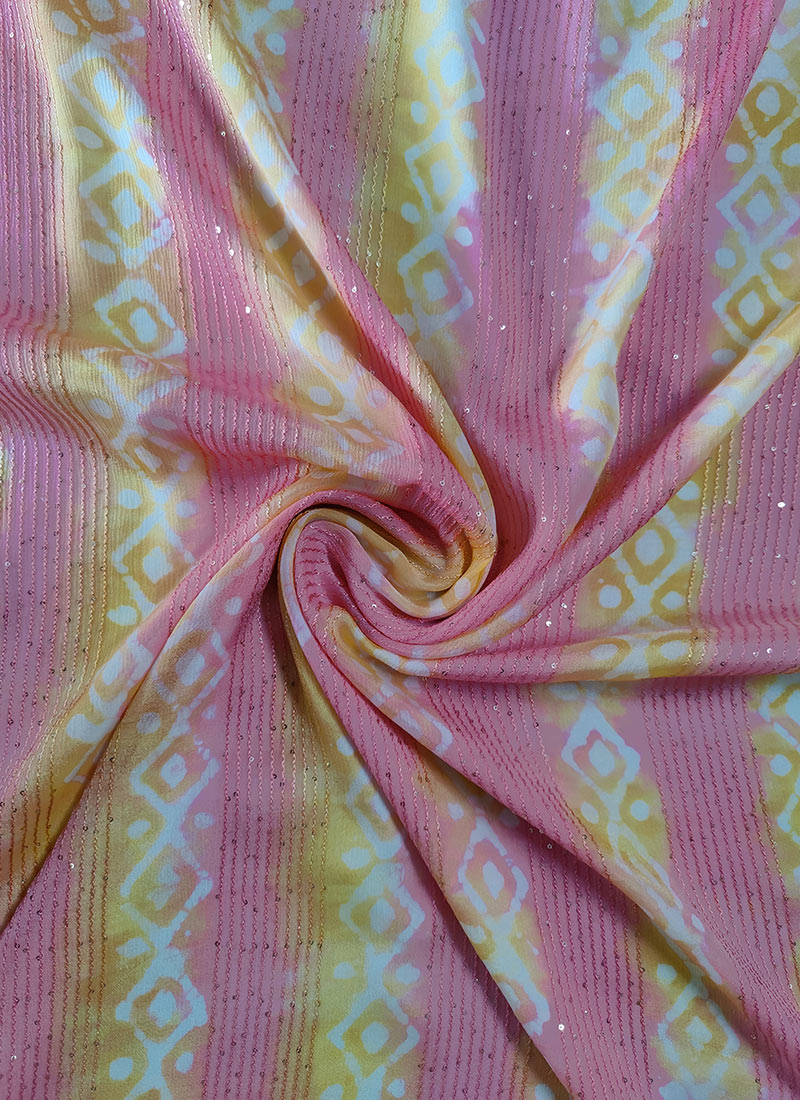 Buy Indian Ethnic Clothing - Chinon Fabrics