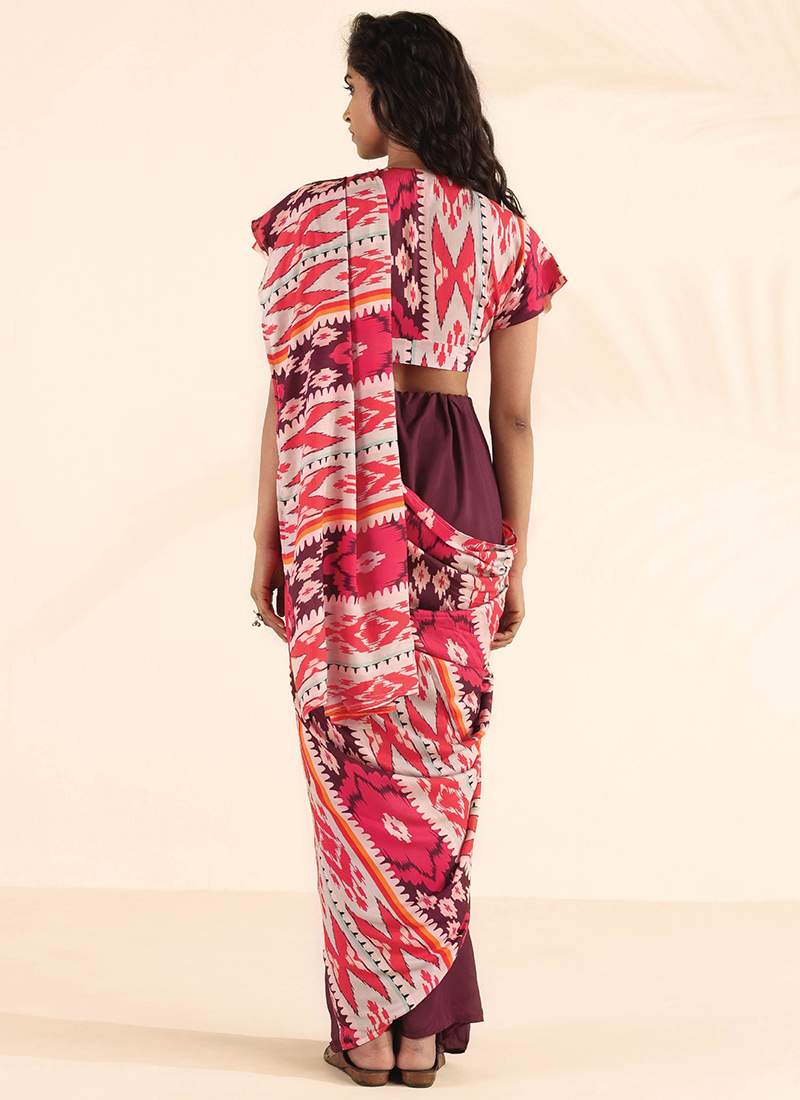 Maroon Saree | Buy Maroon Sarees Online Shopping - Cbazaar