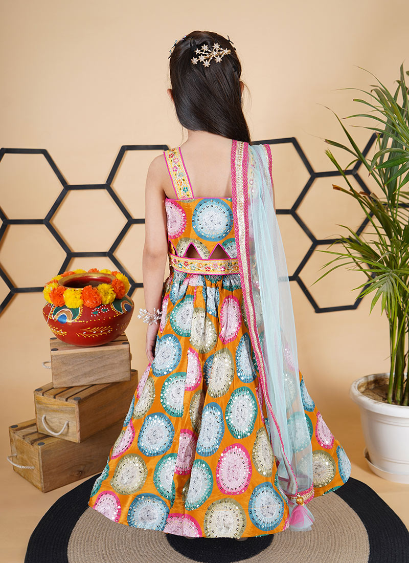 Kids Girls A Line Lehenga for Kids Girls - buy Kids Girls A Line ...