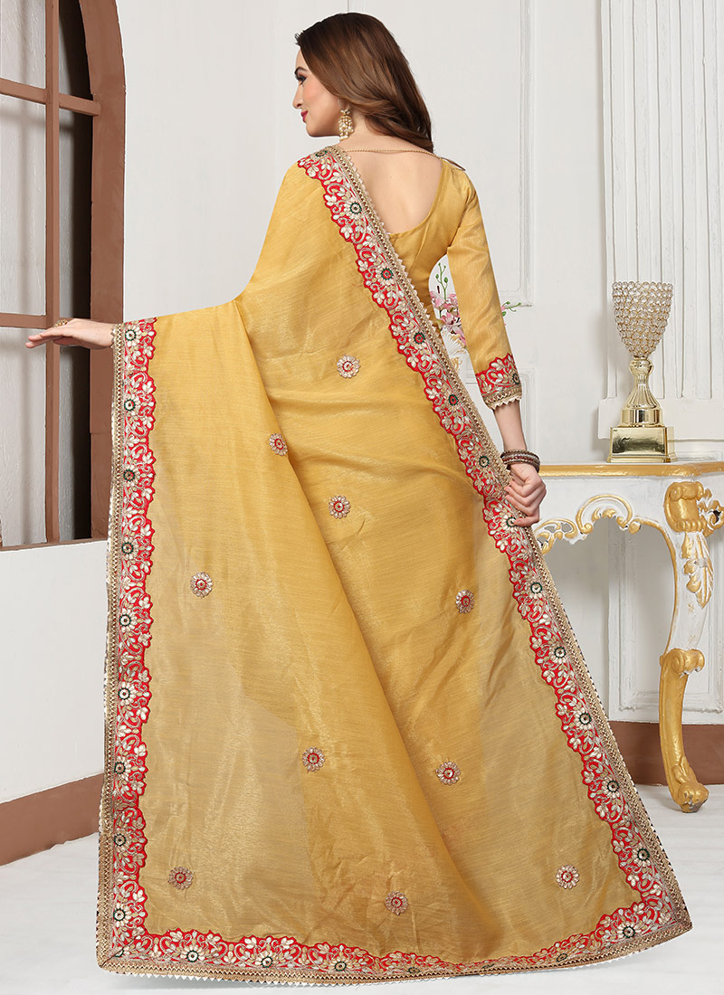 Shop Yellow Sarees Online | Purchase Yellow Sarees Online