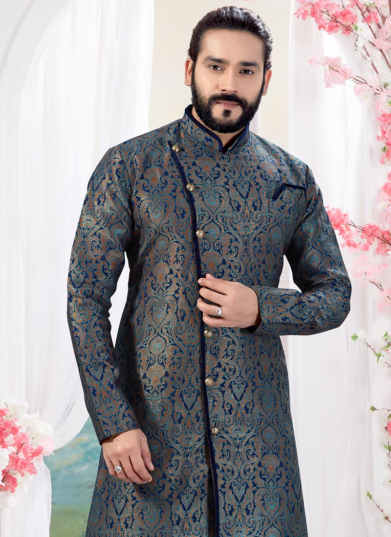 Latest Indian Wedding Sherwani Designs For Men