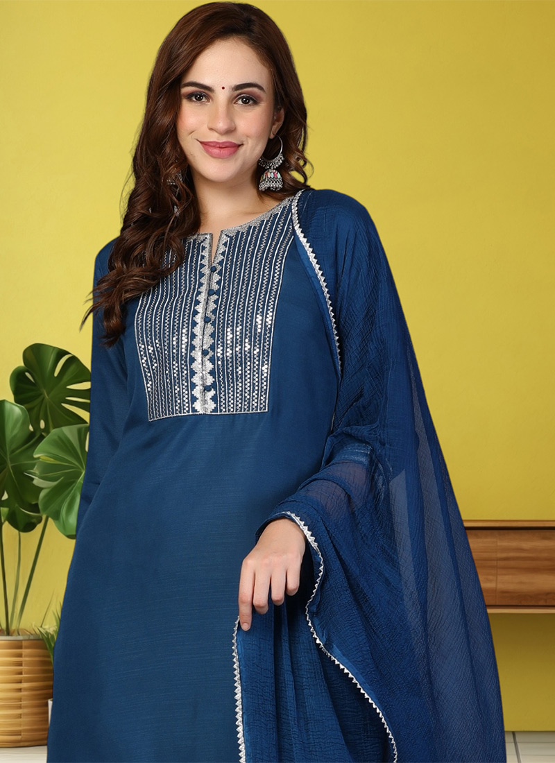 Buy Salwar Kameez Straight Pant Suit For Wedding & Bridal