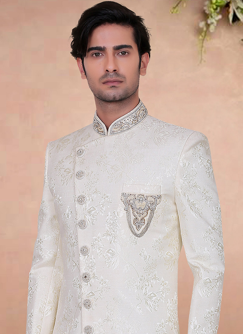 Mens Achkan Sherwani: Buy Achkan Sherwani Online Shopping