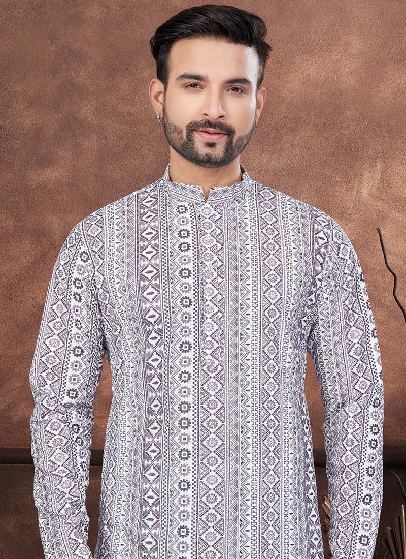 Buy Designer Kurta Pajamas for Men Online in USA at Cbazaar