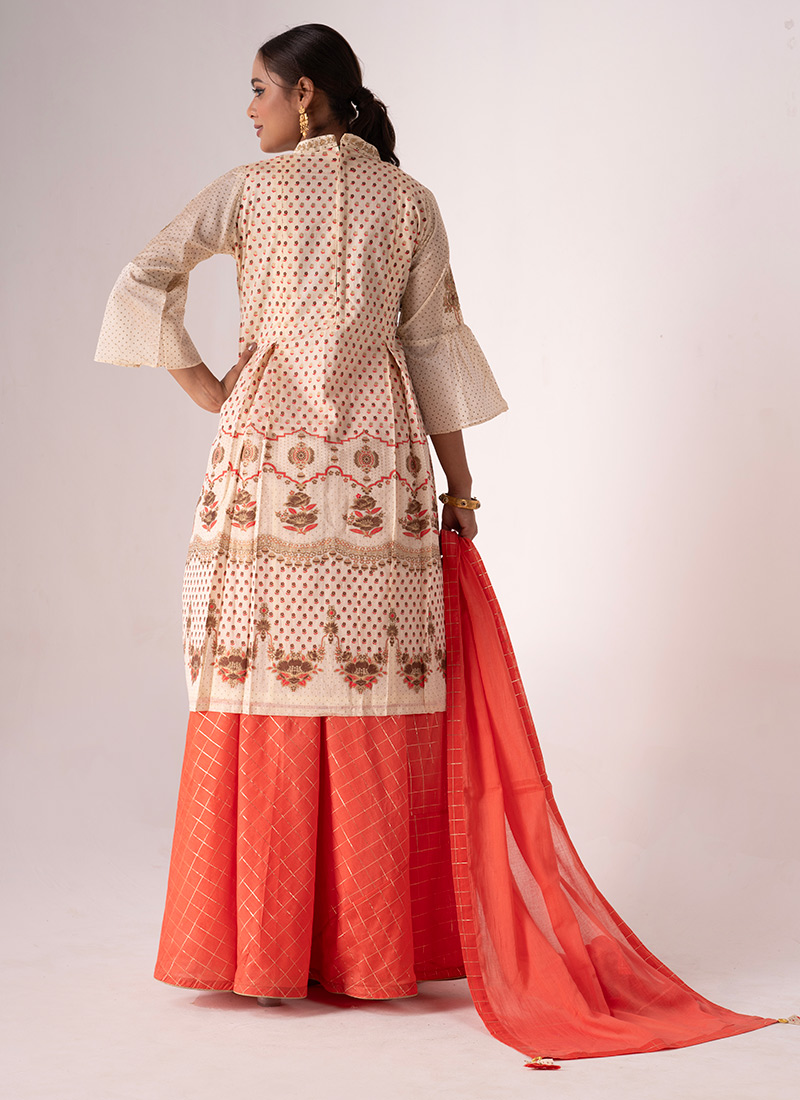 Buy Designer Lehenga With Long Top Choli Online