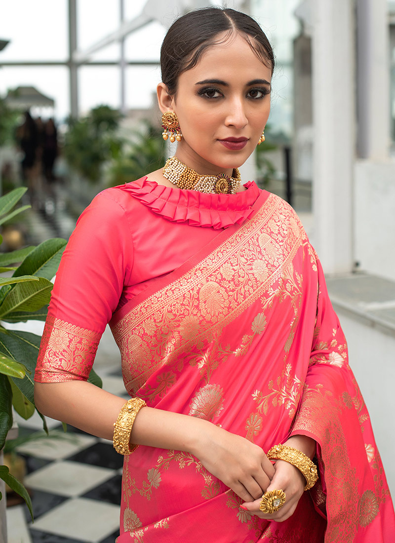 Purchase Peach Sarees Online | Buy Peach Sarees Online | Online Saree ...