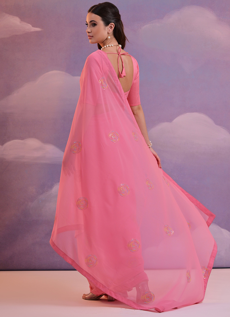 Latest Pink Sarees Designs For Women | Pink Wedding Sarees