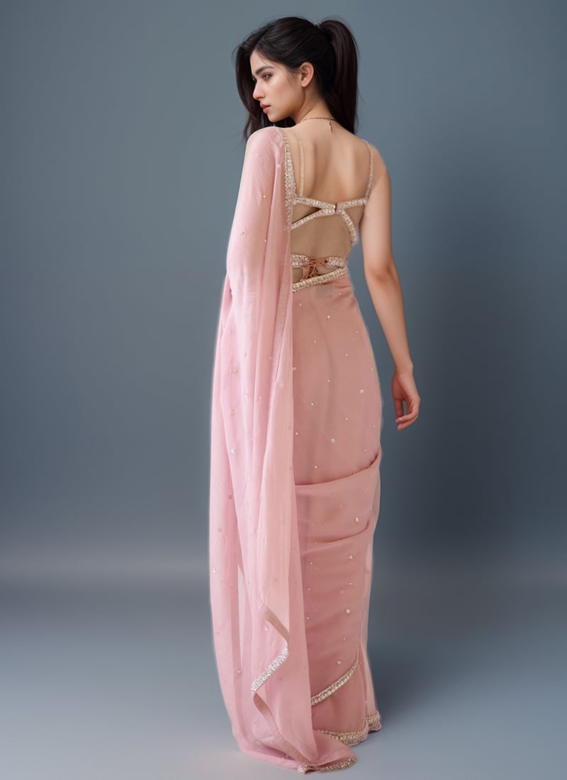 Latest Pink Sarees Designs For Women | Pink Wedding Sarees