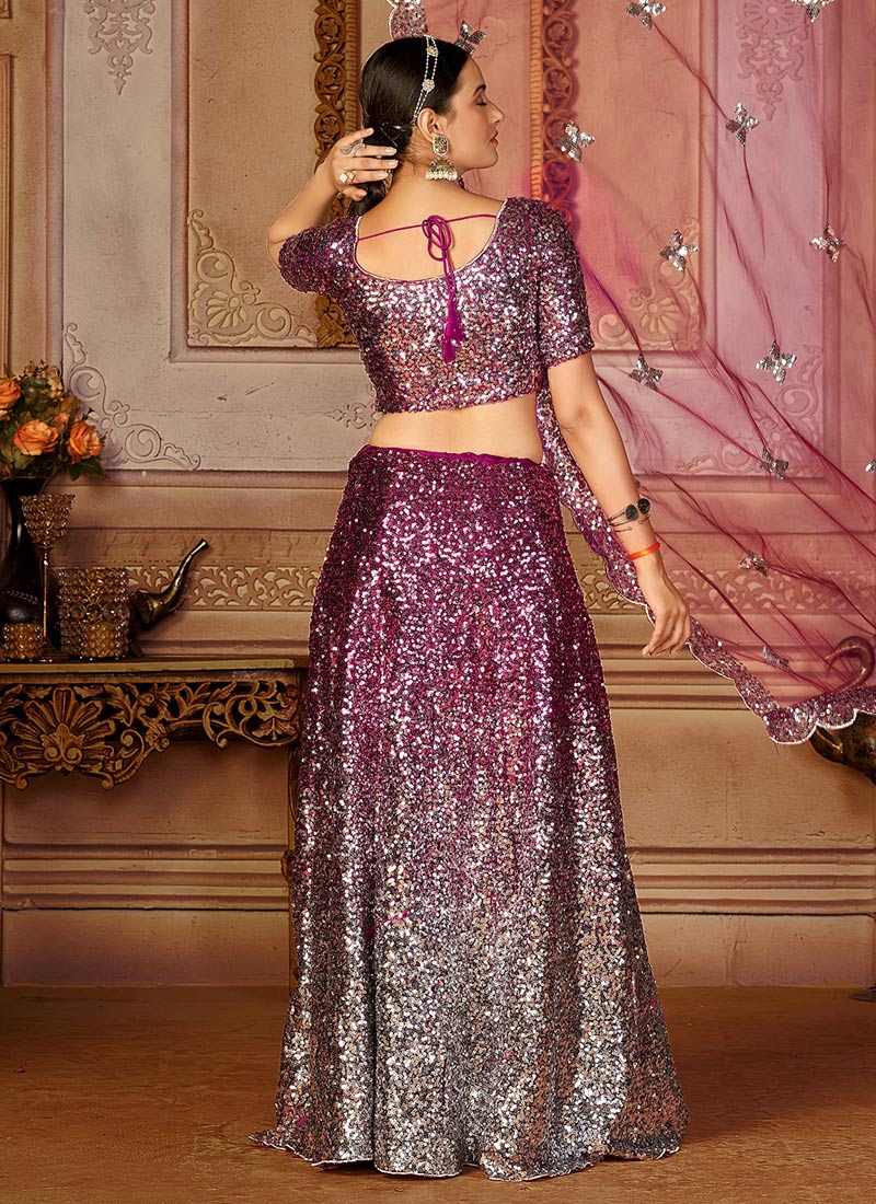 Buy Silver Lehenga Online | Latest Indian silver Designer Lehengas