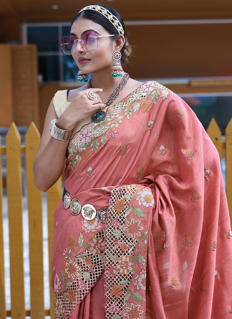 Shop Cut Work Sarees Online | Buy Online Cut Work Sarees