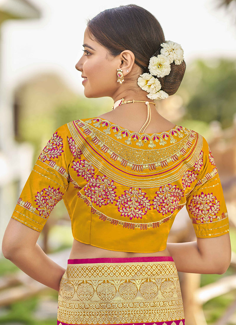 Latest Pink Sarees Designs For Women | Pink Wedding Sarees