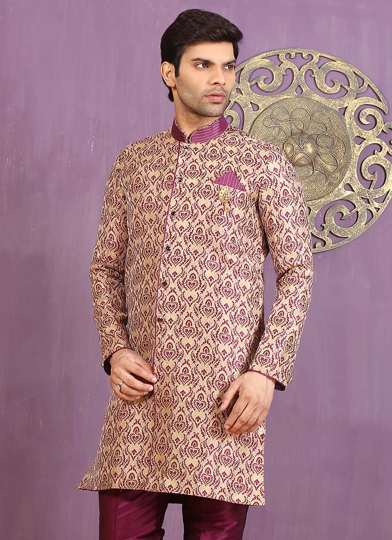 Mens Achkan Sherwani : Buy Achkan Sherwani Online Shopping