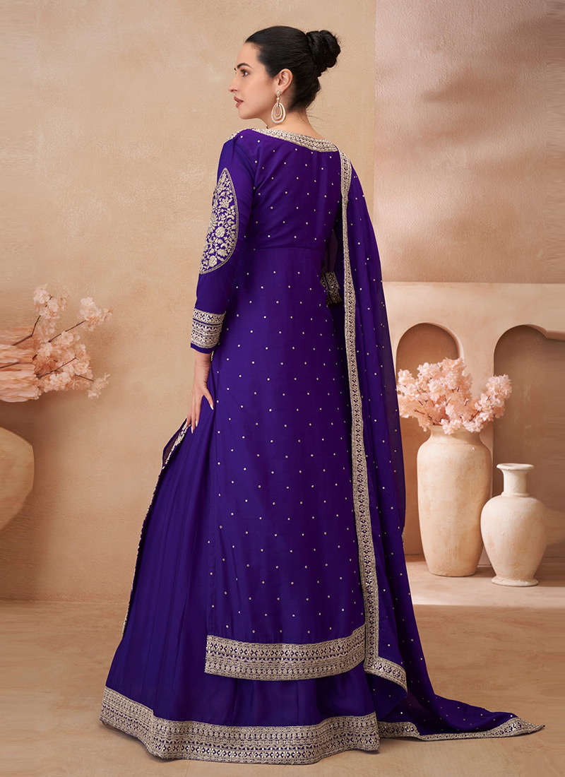Buy Designer Lehenga With Long Top Choli Online