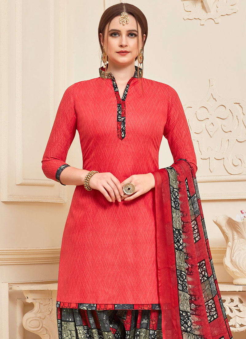 Red Salwar: Buy Red Salwar Kameez Designs Online Shopping