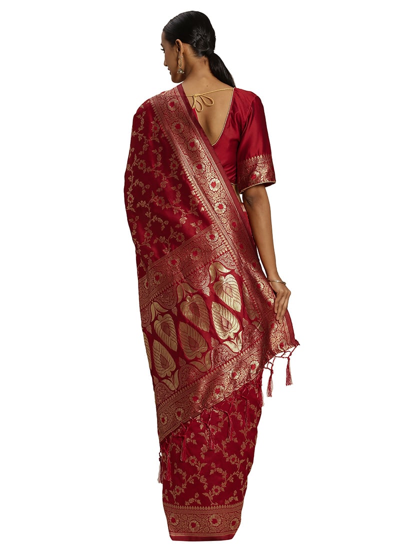 Buy Latest Red Sarees Designs Online Shopping