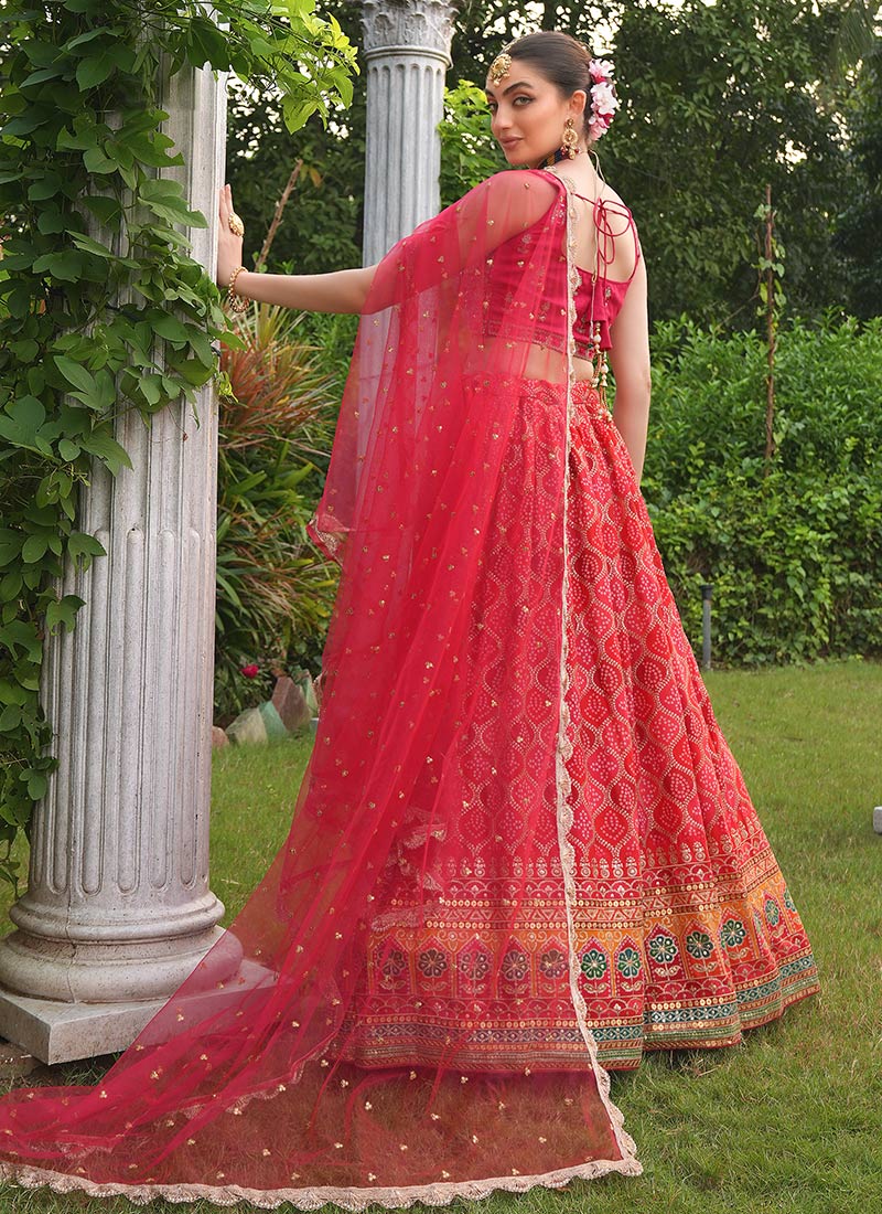 Buy Latest Red Lehenga Dress Designs Online - Cbazaar