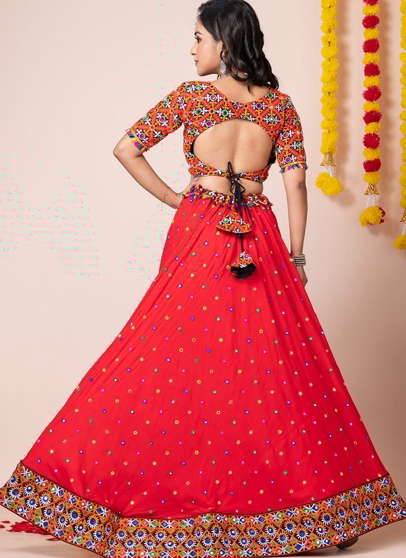 Mirror Work Lehenga For Women Fashionable Collections Online