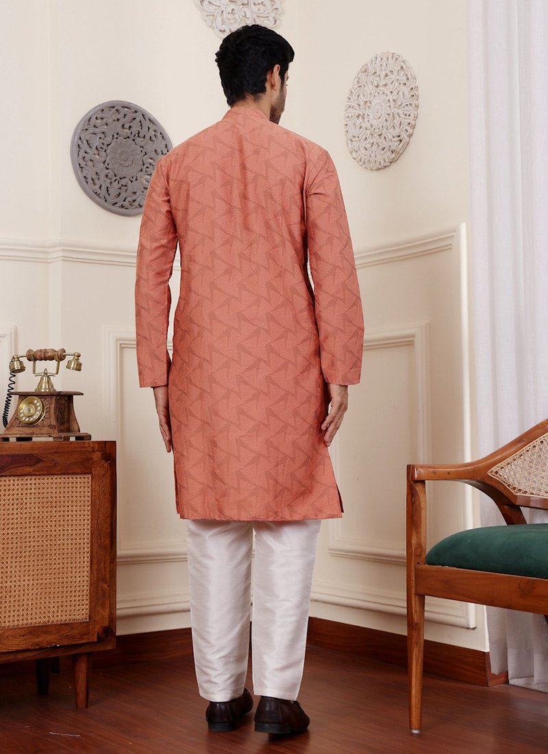 Buy Orange Color Indian Ethnic Wear Online at Cbazaar